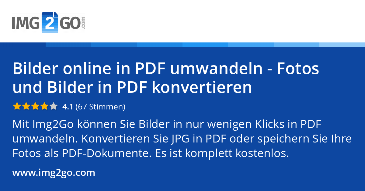 Bild online in PDF umwandeln - Konvertiere Fotos und Bilder zu PDF