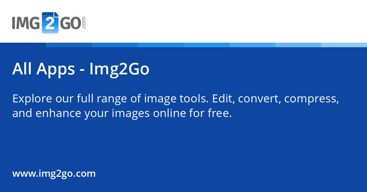 All Apps - Img2Go