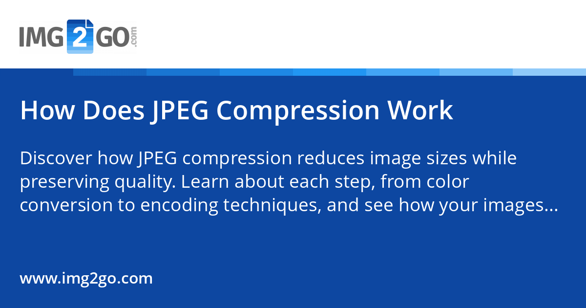 How Does JPEG Compression Work