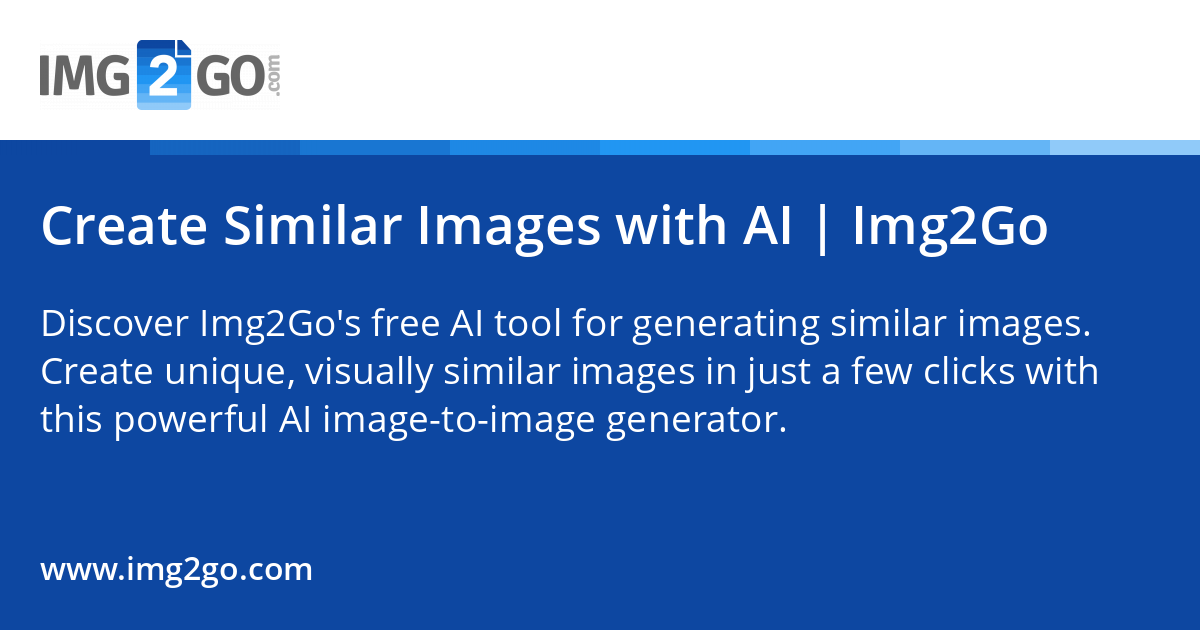 Create Similar Images with AI | Img2Go