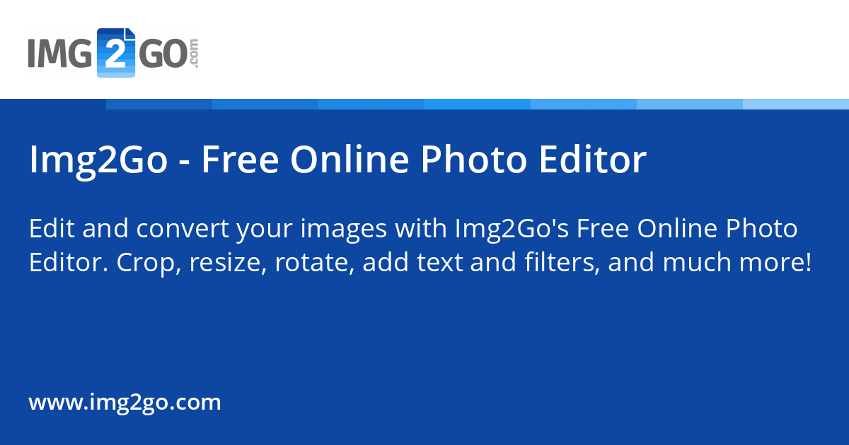 Img2Go - Free Online Photo Editor