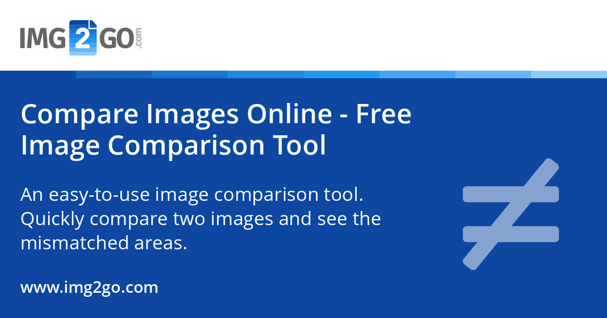 Compare Images Online - Free Image Comparison Tool
