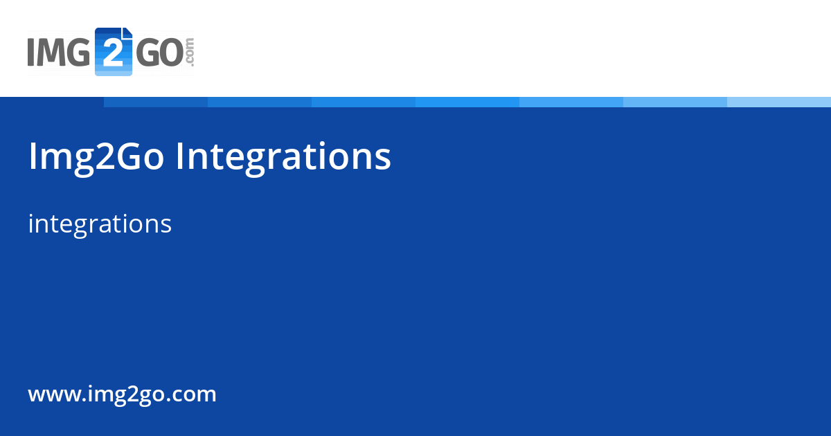 Img2Go Integrations
