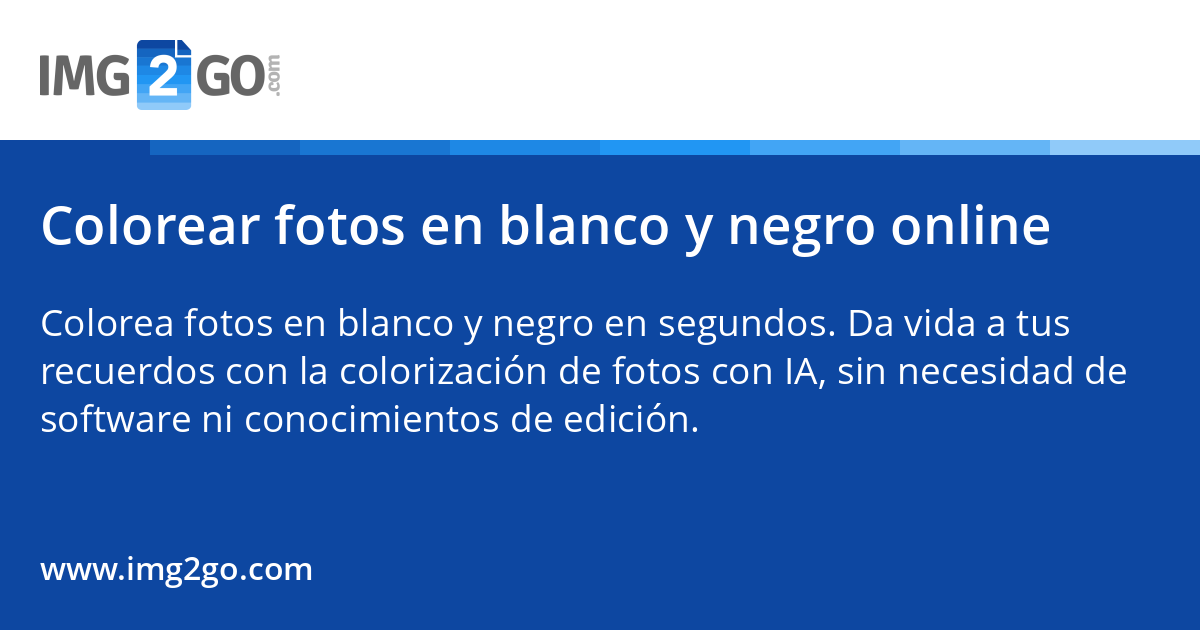 Colorear fotos en blanco y negro online