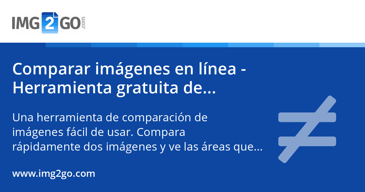 Comparar imágenes en línea - Herramienta gratuita de comparación de ...