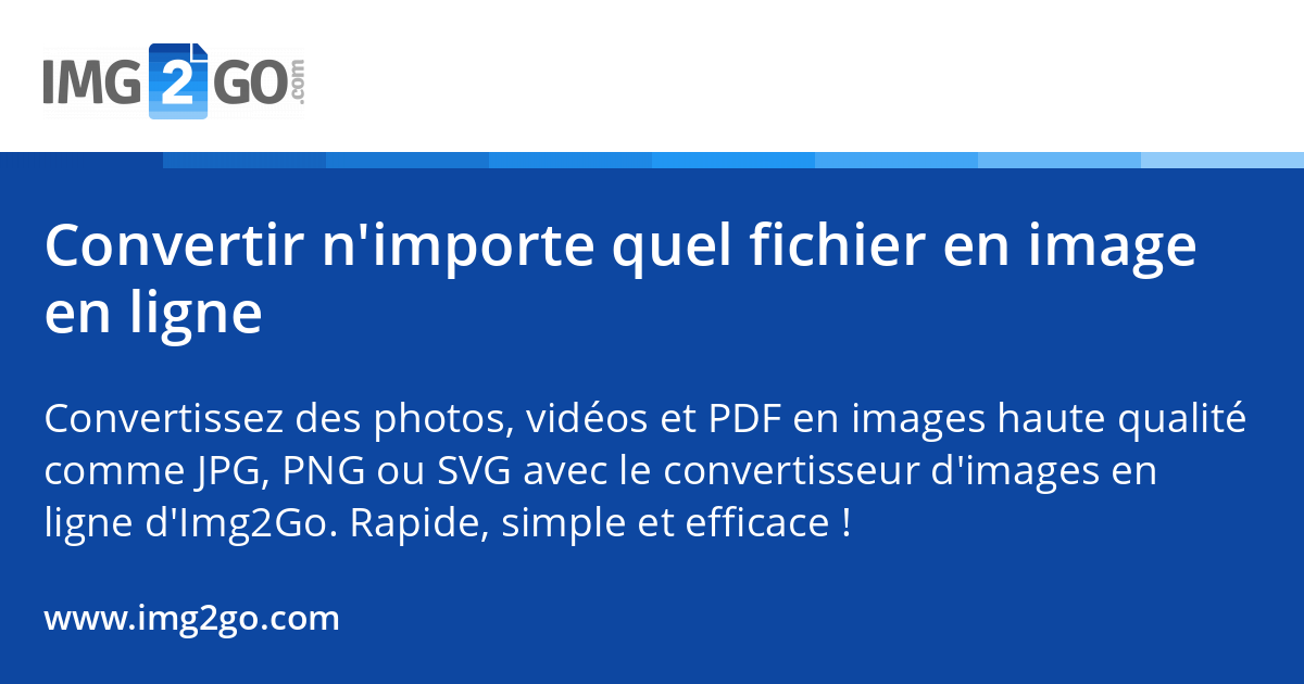 Convertir n'importe quel fichier en image en ligne