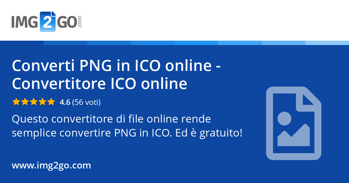 Converti PNG in ICO online - Convertitore ICO online