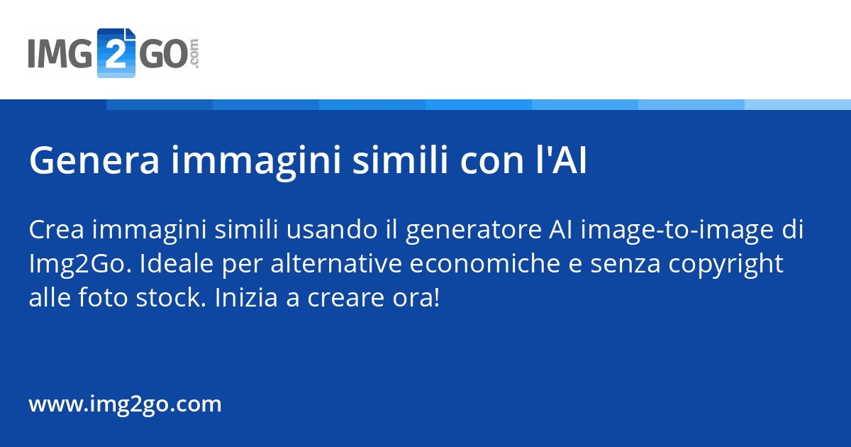 Genera immagini simili con l'AI