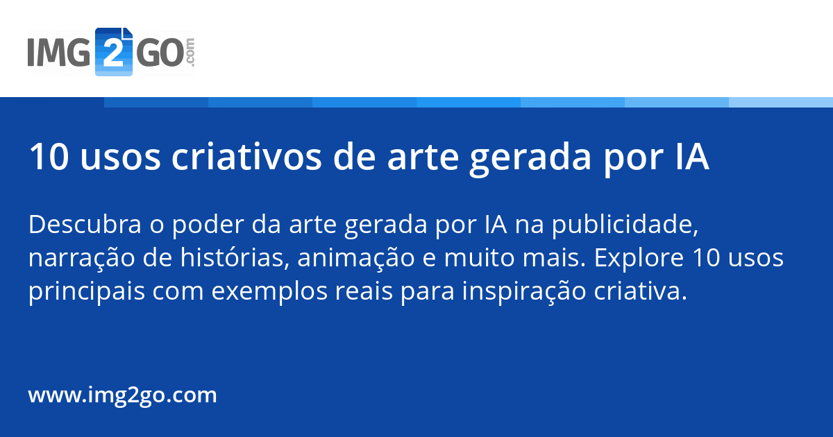 10 usos criativos de arte gerada por IA