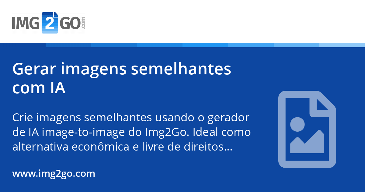 Gerar imagens semelhantes com IA