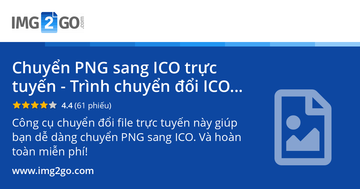 Chuyển PNG sang ICO trực tuyến - Trình chuyển đổi ICO online